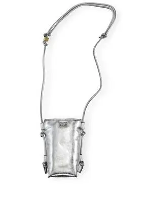 Ganni Silver Tone Cross Body Bags