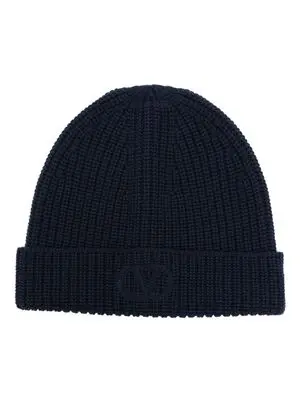Valentino Garavani Vlogo Beanie - Blue