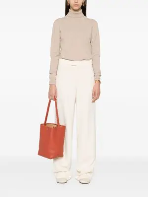 Blumarine Wide-leg Trousers - Neutrals