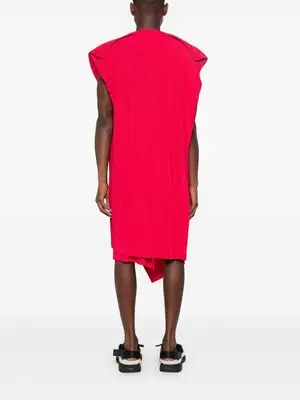 Issey Miyake Rectangle Plissé-effect T-shirt