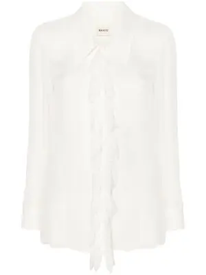 Khaite Luka Silk Georgette Shirt