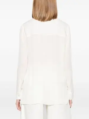 Khaite Luka Silk Georgette Shirt