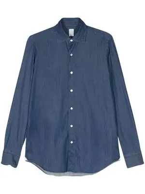 FINAMORE 1925 Denim Shirt - Blue