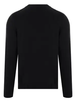 ROBERTO COLLINA Crew-neck Merino Jumper - Black