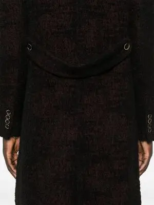 UMA WANG Frayed Mid-length Coat