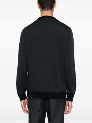 ZANONE Wool Crew-neck Sweater - Blue