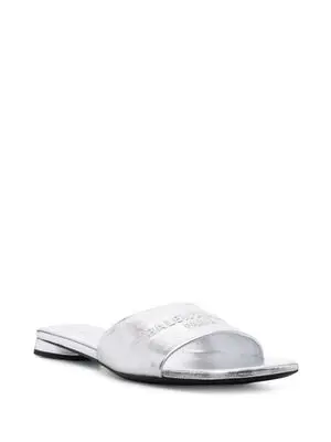Balenciaga Duty Free Sandals - Silver