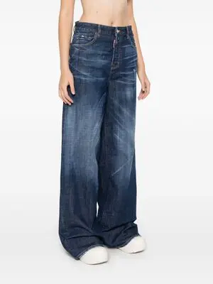 Dsquared2 Traveller Wide Leg Jeans