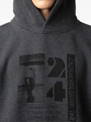 Zadig&Voltaire Sanchi Photoprint Hooded Sweatshirt