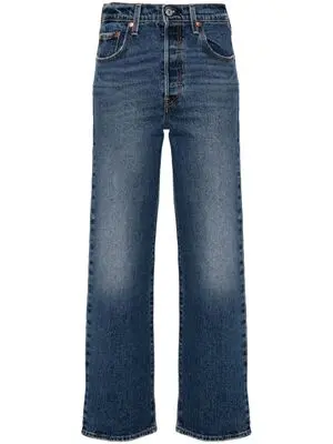 LEVI'S Ribcage Straight Jeans - Blue