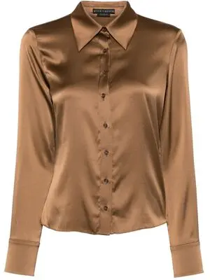 Alice + Olivia Willa Shirt - Brown