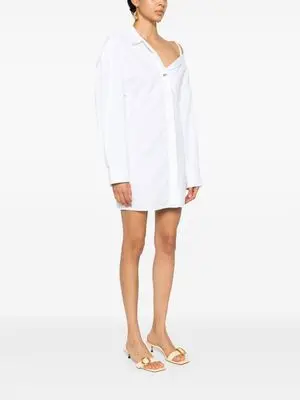 Jacquemus La Mini Robe Mini Dress - White