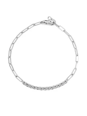 JEWELS AFICIONADO 18kt White Gold Diamond Bracelet - Silver