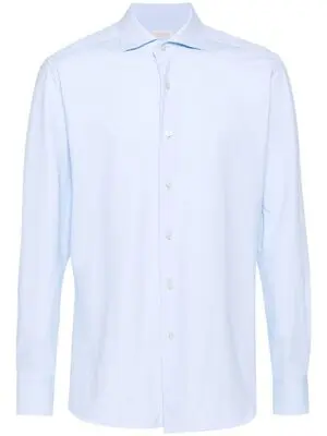 GLANSHIRT Technical Fabric Shirt - Blue