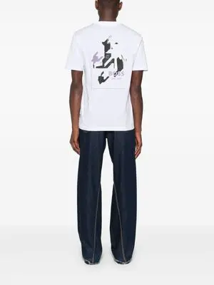 BOSS Rubber Logo Cotton T-shirt - White