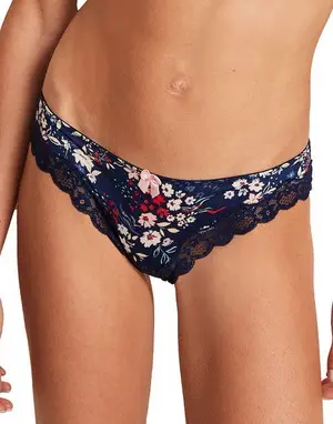 ADORE ME Kati Hipster Panties Floral Blue