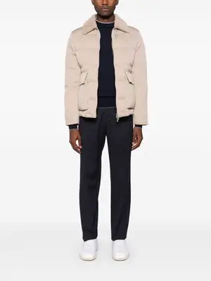 Eleventy Contrasting-trim Jumper - Blue