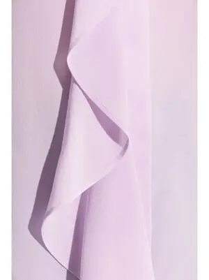 Victoria Beckham Ruffled Silk Blouse - Purple