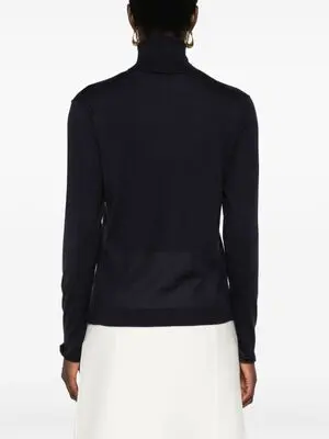 TOM FORD Fine-knit Turtleneck Sweater - Blue