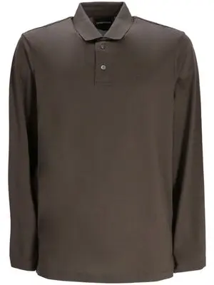 Emporio Armani Eagle-motif Polo Shirt - Green