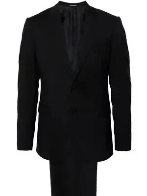 Emporio Armani Virgin-wool Suit - Blue