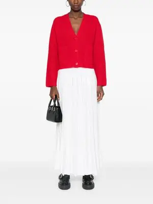 P.a.r.o.s.h Godot Maxi Skirt - White