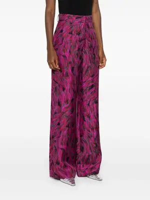 LANVIN Brush Stroke-printed Trousers