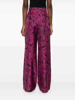 LANVIN Brush Stroke-printed Trousers