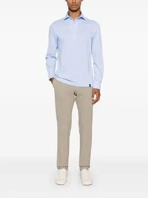 Boggi Milano Logo-tag Polo Shirt - Blue