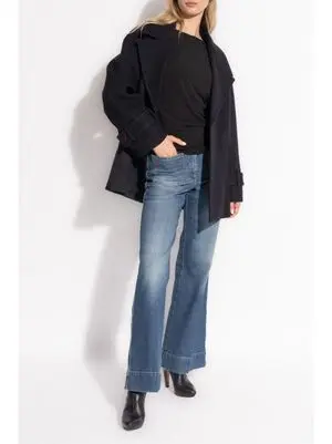 Victoria Beckham Wool Double-breasted Coat