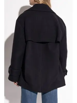 Victoria Beckham Wool Double-breasted Coat