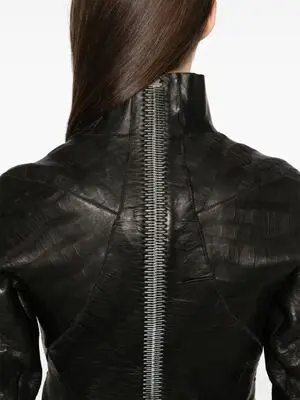ISAAC SELLAM EXPERIENCE Metallic-detail Leather Jacket
