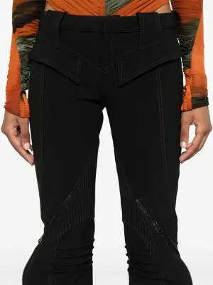MUGLER Zipped Scuba Trousers