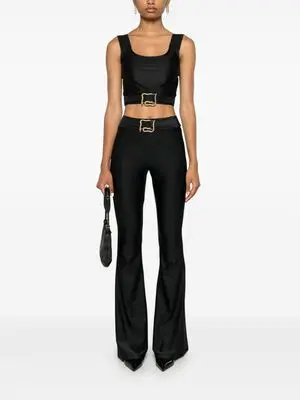 Just Cavalli Logo-straps Crop Top