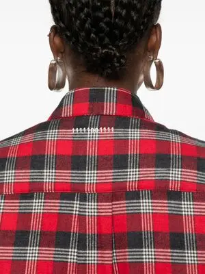 SOCIETE ANONYME Plaid Flannel Midi Dress