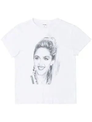RE/DONE Madonna Classic T-shirt - White