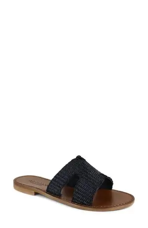 ARTISAN CRAFTED BY ZIGI Fenka Leather Sandal - Black