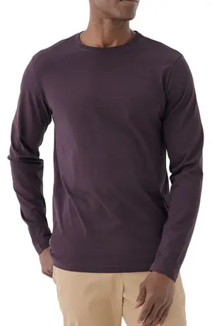 PACT Organic Softspun Long Sleeve Tee - Plum