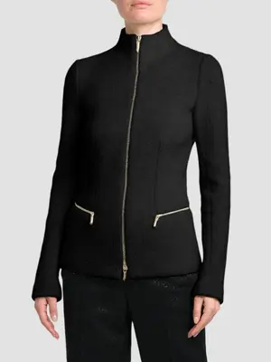 Giorgio Armani Luxe Blend Zip Jacket