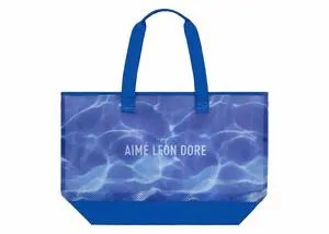 Aimé Leon Dore Aqua Print Mesh Tote Bag - Blue