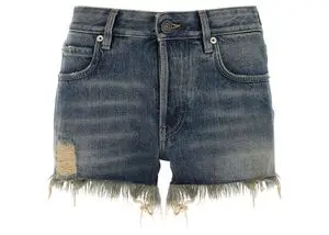Balenciaga Frayed Shorts For Women