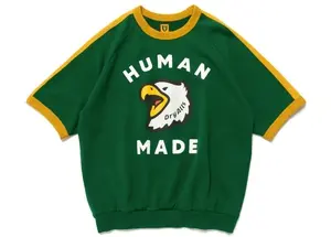 HUMAN MADE Short Sleeve Sweatshirt - Green