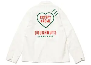 HUMAN MADE X Krispy Kreme Factory Jacket - White