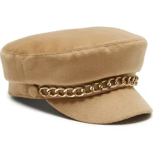 Eugenia Kim Marina Chain Trim Cap - Camel