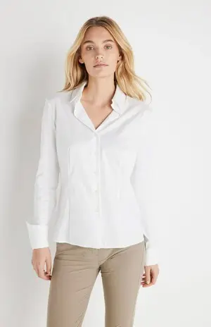 Anatomie Alida Button-down Shirt - White