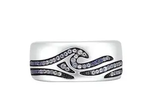 LUVMYJEWELRY Sterling Diamond Chain Pendant - Silver