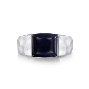 LUVMYJEWELRY Sterling Pietersite Signet Ring - Silver