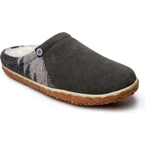Minnetonka Tahoe Faux Fur Lined Slipper - Grey Multi