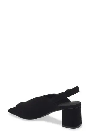 KOKO + PALENKI Polina Slingback Sandal - Black Suede