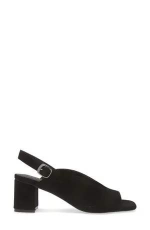 KOKO + PALENKI Polina Slingback Sandal - Black Suede